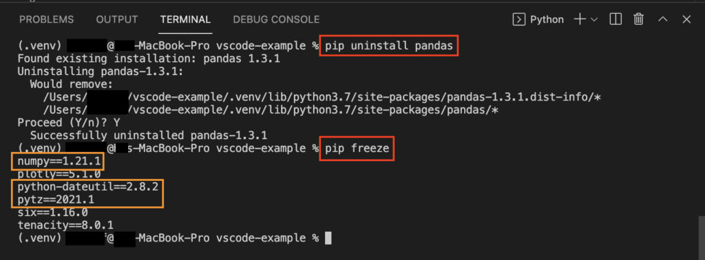 Vscode 45 讓 Pip 安裝和管理 Python Libraries,結合虛擬環境! Python 編程.圖表