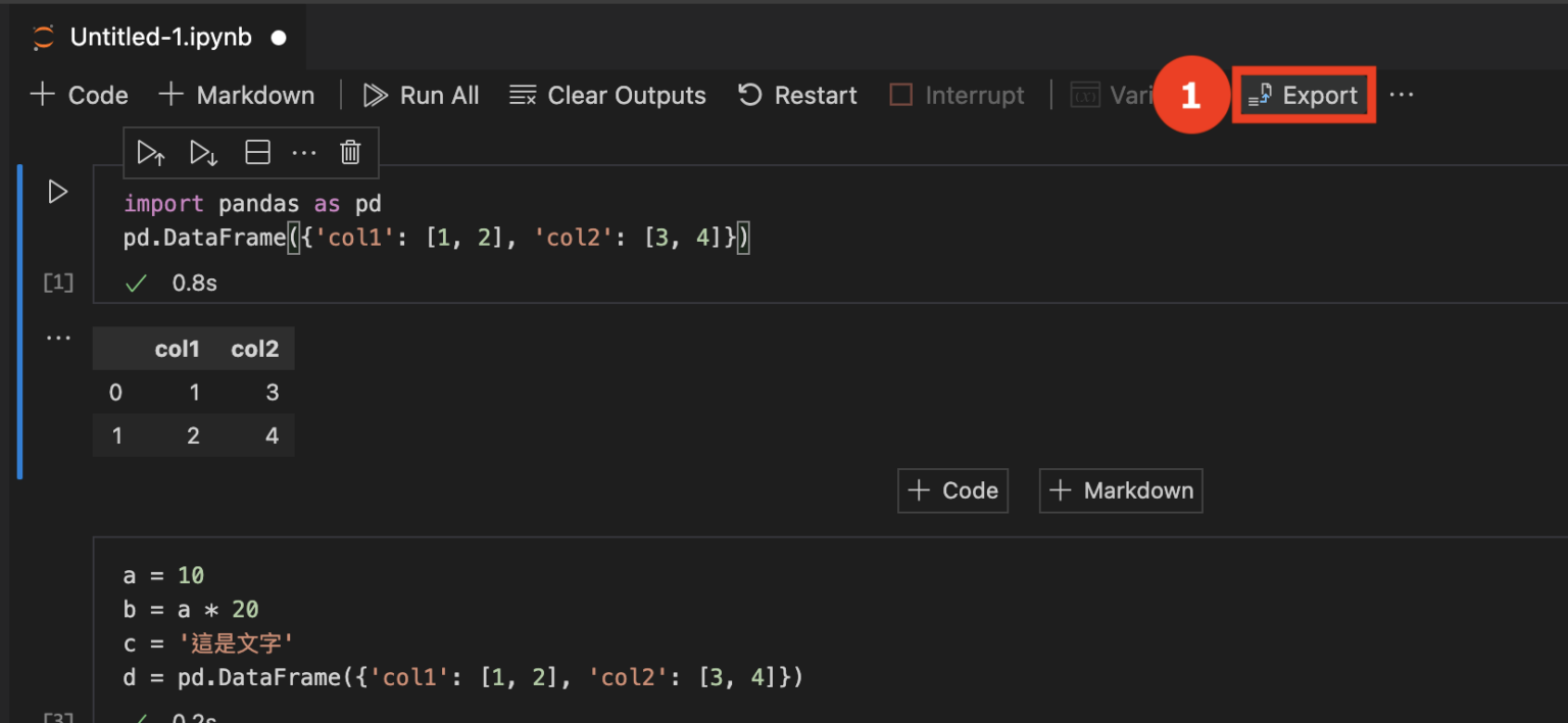 VSCode 5/5: Jupyter Notebook 互動編程？實在太方便了 - Python 編程．圖表