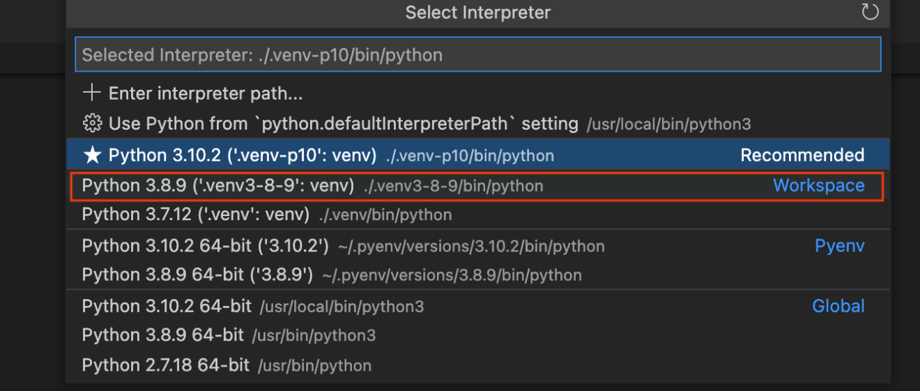 Macos 安裝多個 Python 版本?pyenv 配合 Vs Code 教學 Python 編程.圖表