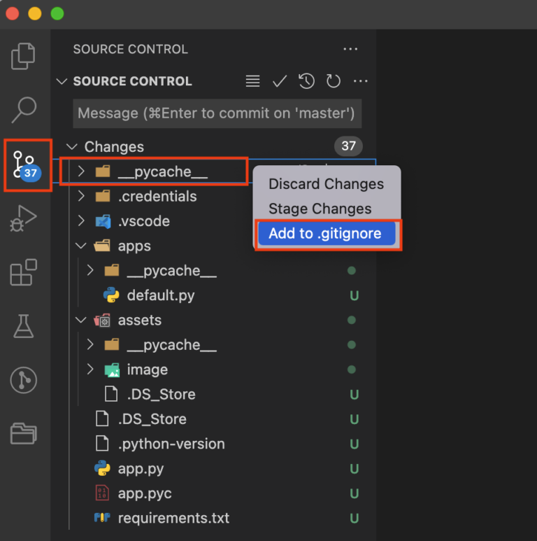 Git 3/4: 在 VS Code 使用 .gitignore 避免 pycache、venv 索引？ - Python 編程．圖表