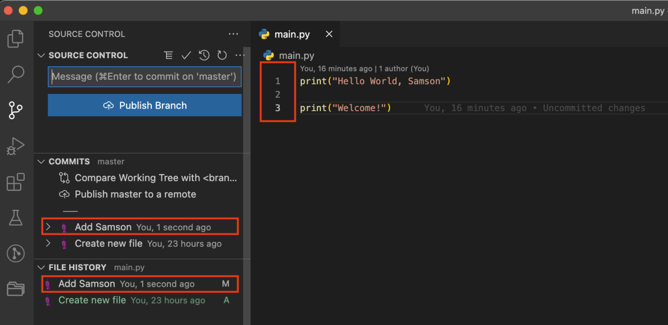 Git 2/4: 在 VS Code 啟用 Git？介紹 Git 版面基本操作 - Python 編程．圖表