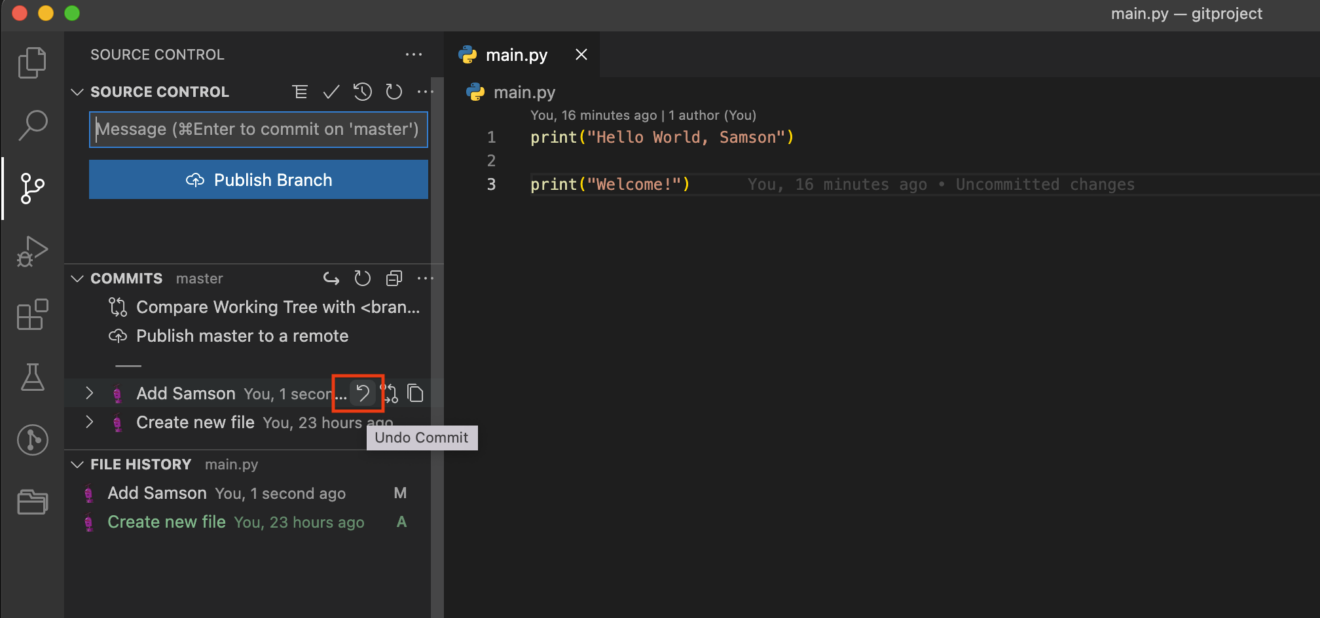 Git 2/4: 在 VS Code 啟用 Git？介紹 Git 版面基本操作 - Python 編程．圖表