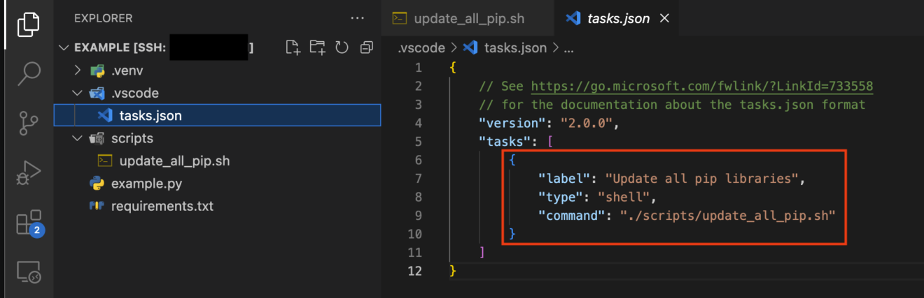 VS Code 的 Tasks 提升編程效率？實戰更新所有 pip 的 library - Python 編程．圖表