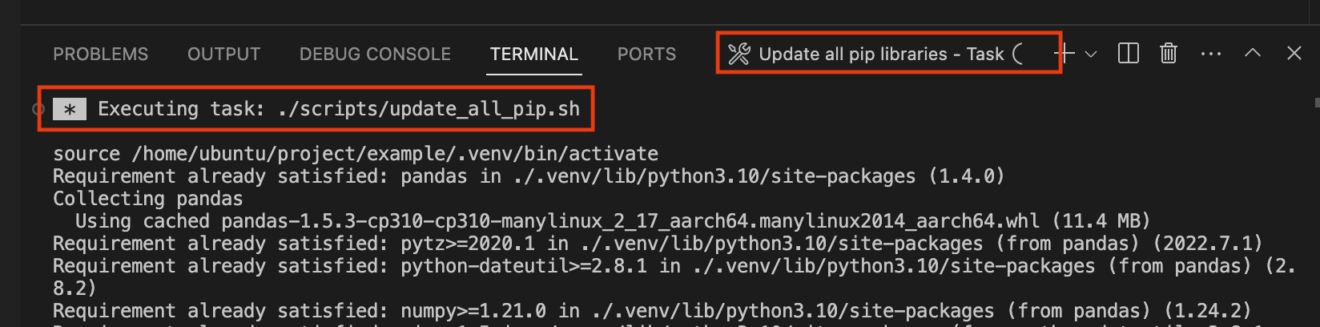 VS Code 的 Tasks 提升編程效率？實戰更新所有 pip 的 library - Python 編程．圖表